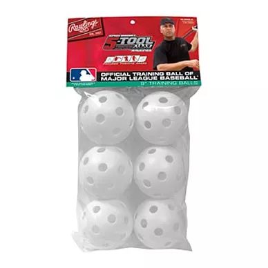 Rawlings Plastic Baseball Training Balls 6-Pack | SportChek