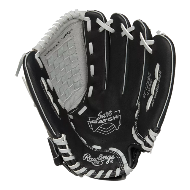 Rawlings Sure Catch 12.5" Baseball/Softball Glove, Right-hand Catch ...
