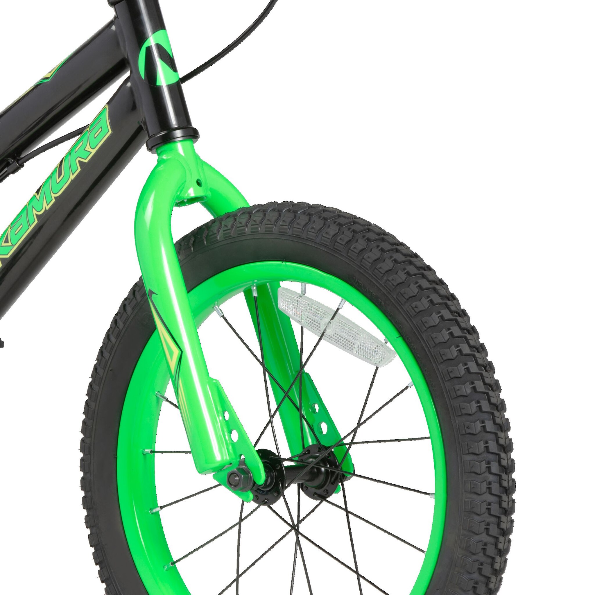 Nakamura Kids' Crxssfire 16" Bike, Training Wheels, Pedal Brake & V ...