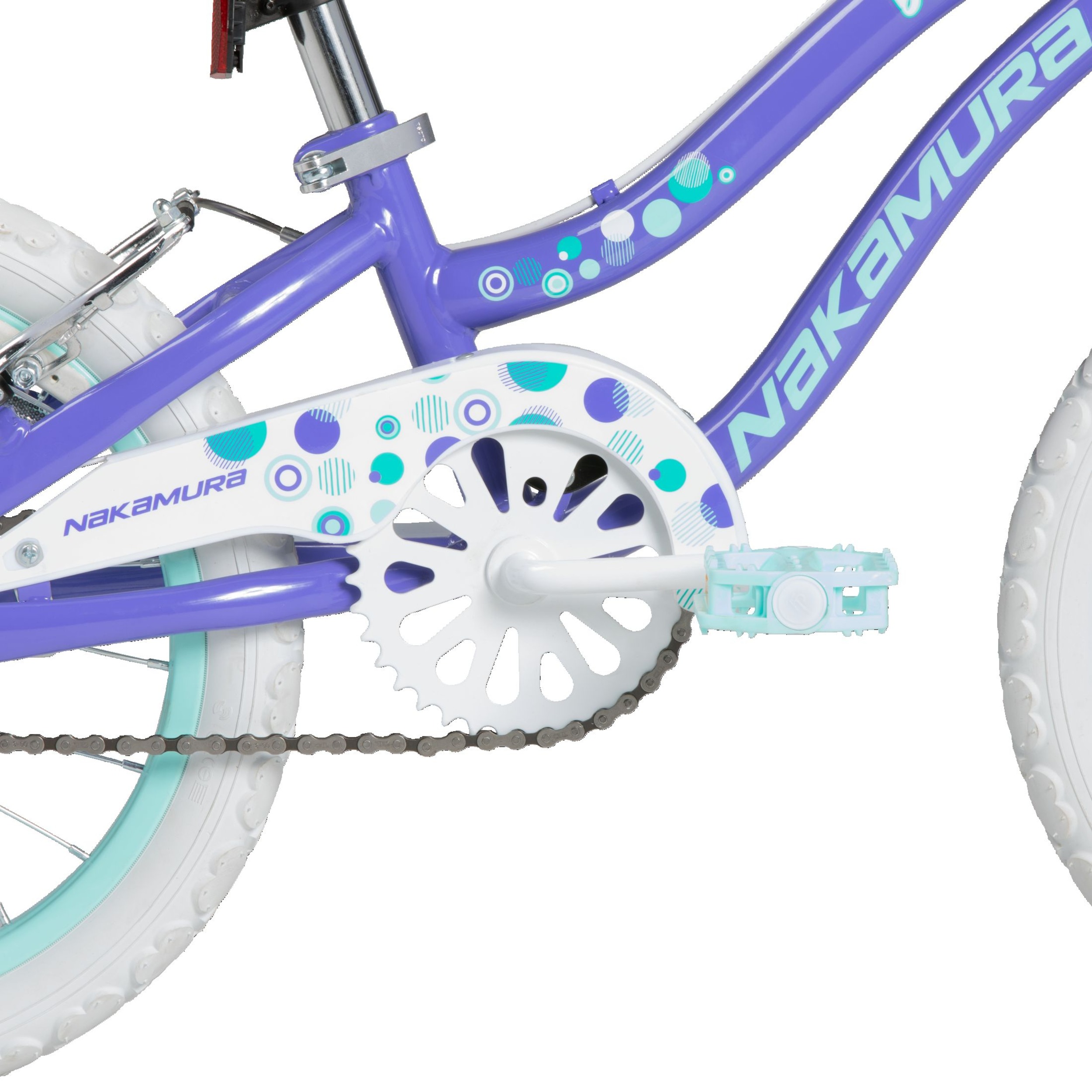 Nakamura Kids' Dream 16" Bike, Training Wheels, Pedal Brake & V Brakes ...