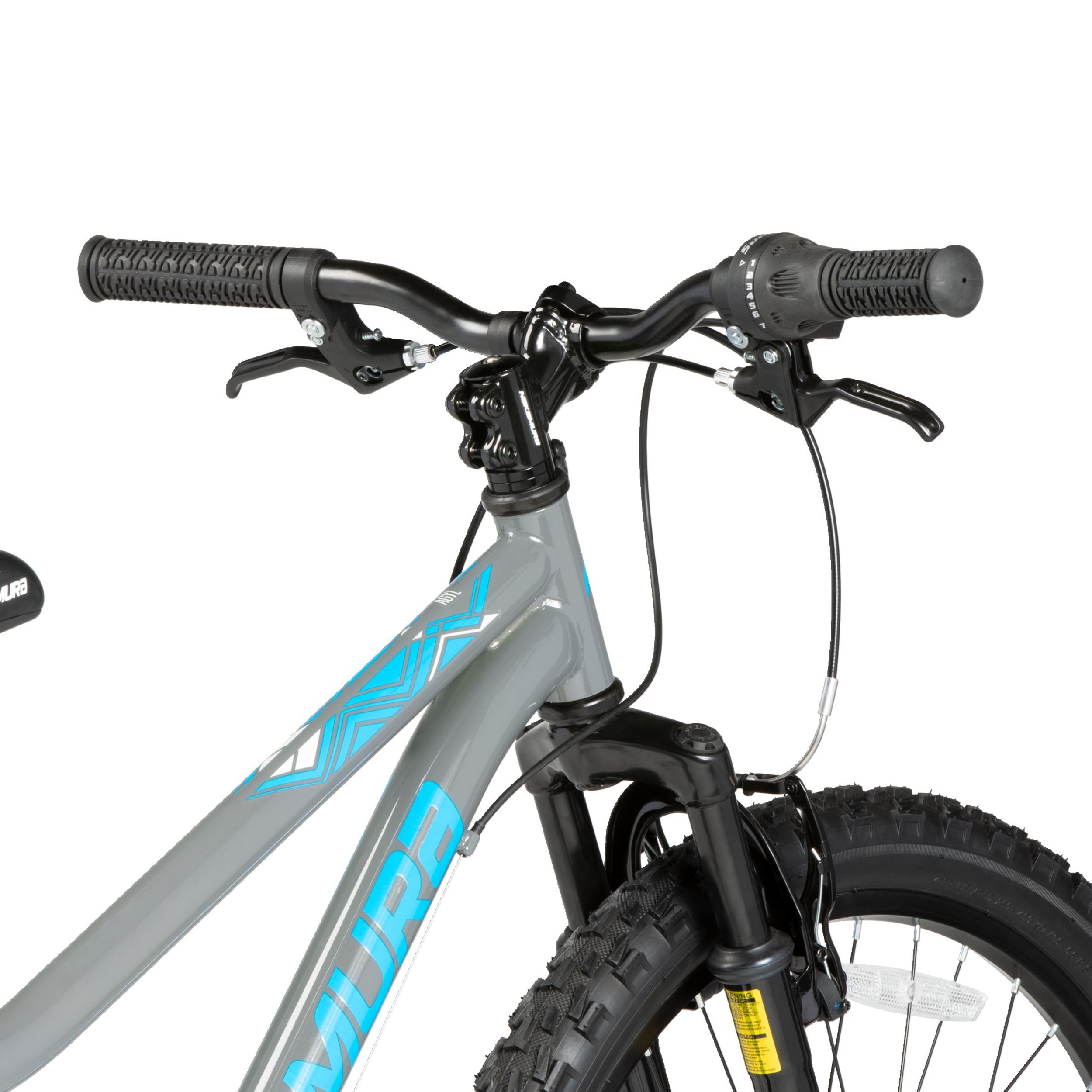 Nakamura Kids' Agyl 24" Junior Mountain Bike, 7 Speed, , Rim Brakes ...