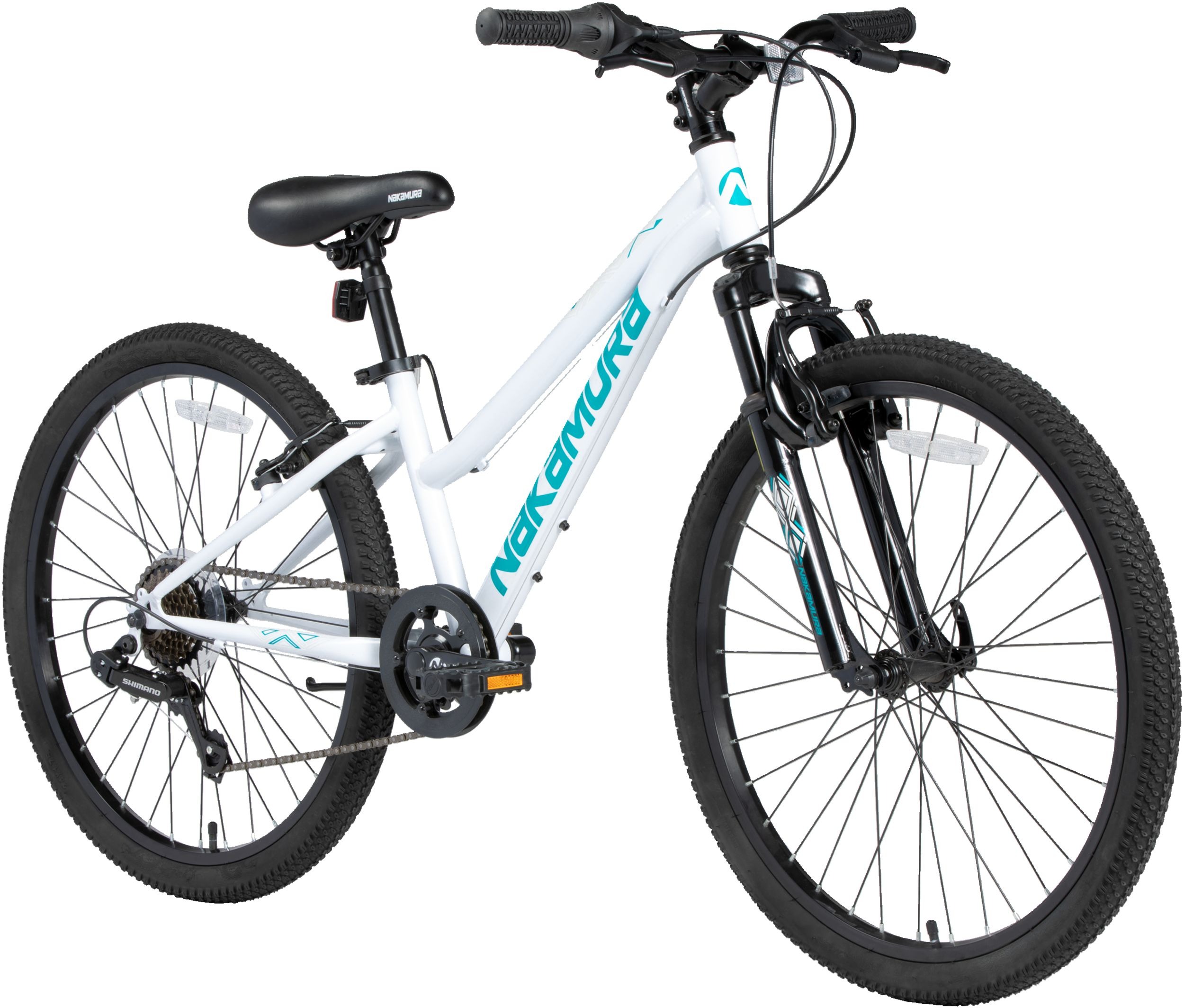 Nakamura Kids' Pristine 24" Junior Mountain Bike, 6 Speed, Rim Brakes ...
