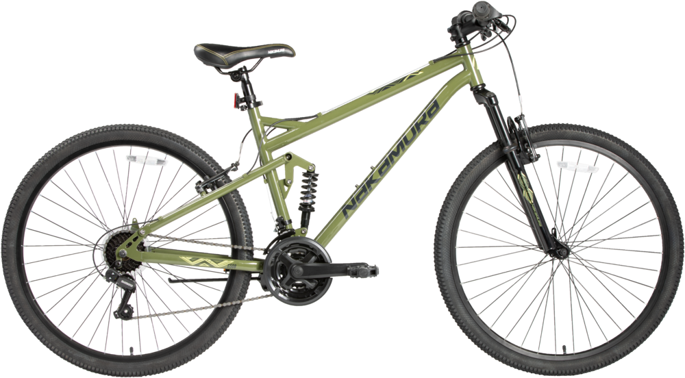 Nakamura Monster 27.5" Mountain Bike, 21 Speed, Steel Frame, Rim Brakes ...