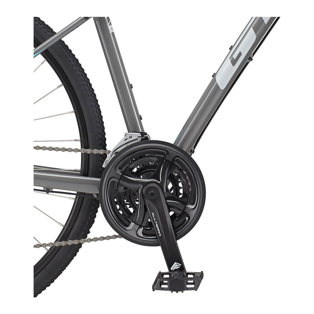 GT Transeo Comp 700c Hybrid Bike, 21 Speed, Aluminum Frame, Mechanical ...