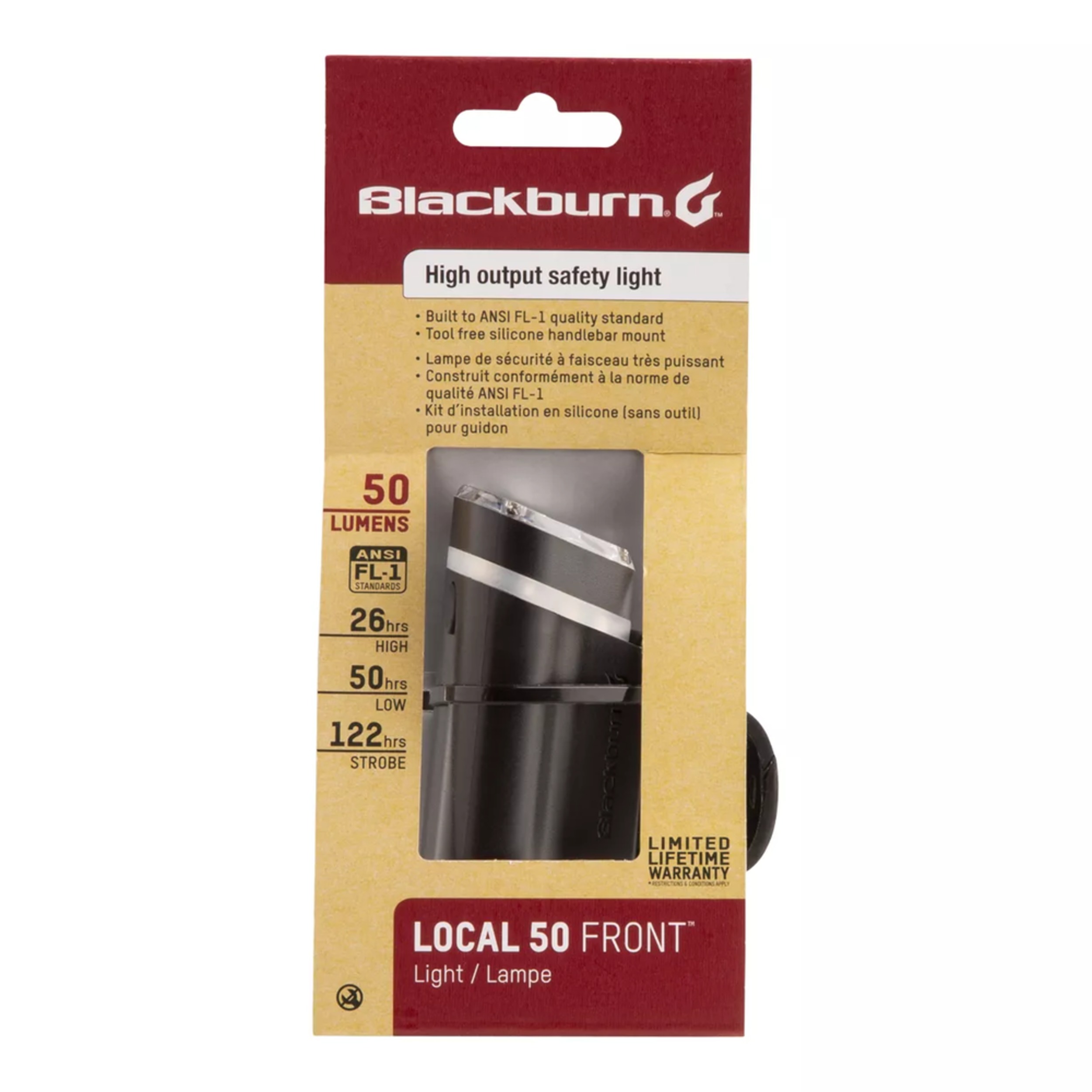 Blackburn Local 50 Front Bike Lights, Universal Mount System | SportChek