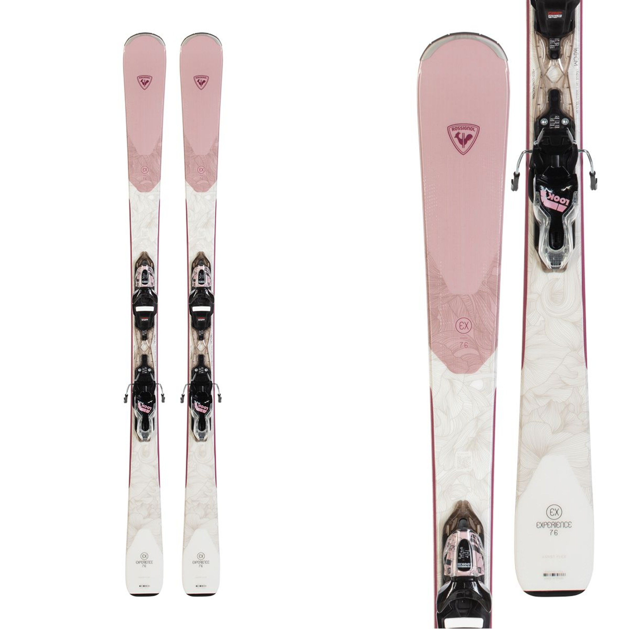 Rossignol Experience 76 Women's Skis 2021/22 & Look Xpress W 10 GW ...
