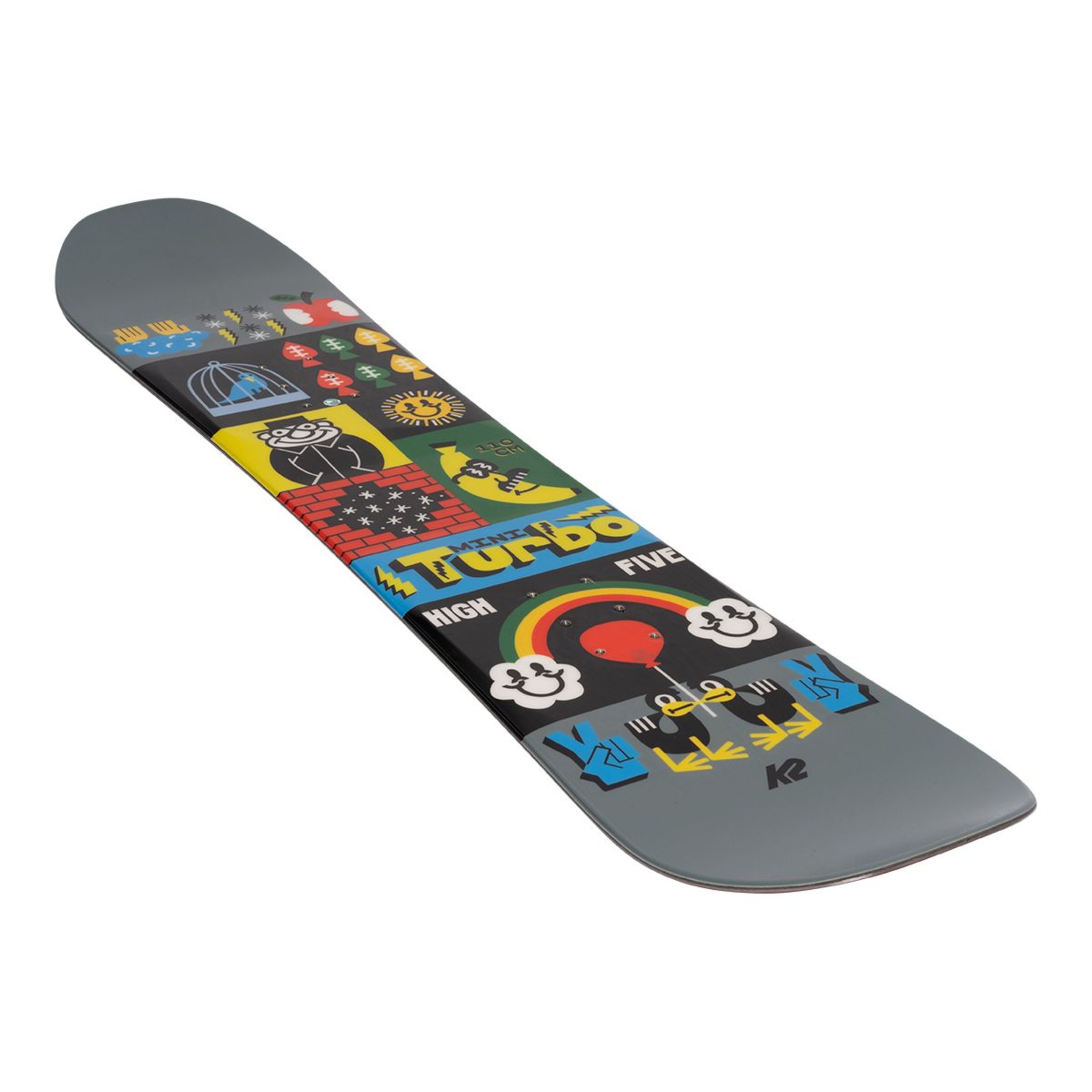 K2 Kids' Mini Turbo 2022 Beginner Snowboard, All Mountain, Directional ...
