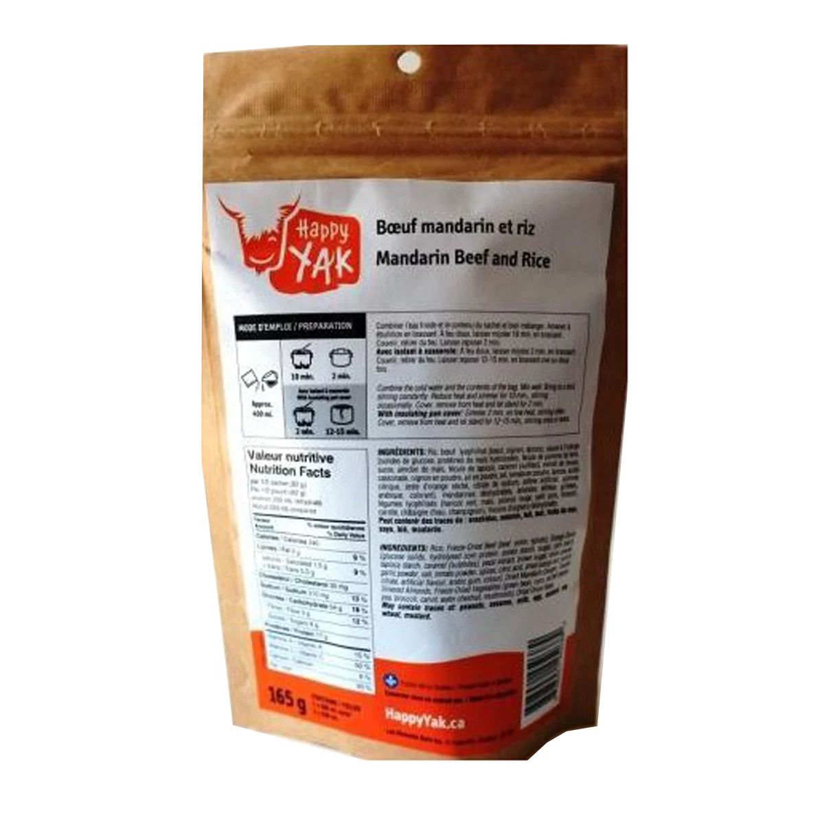 Happy Yak Mandarin Beef And Rice | SportChek