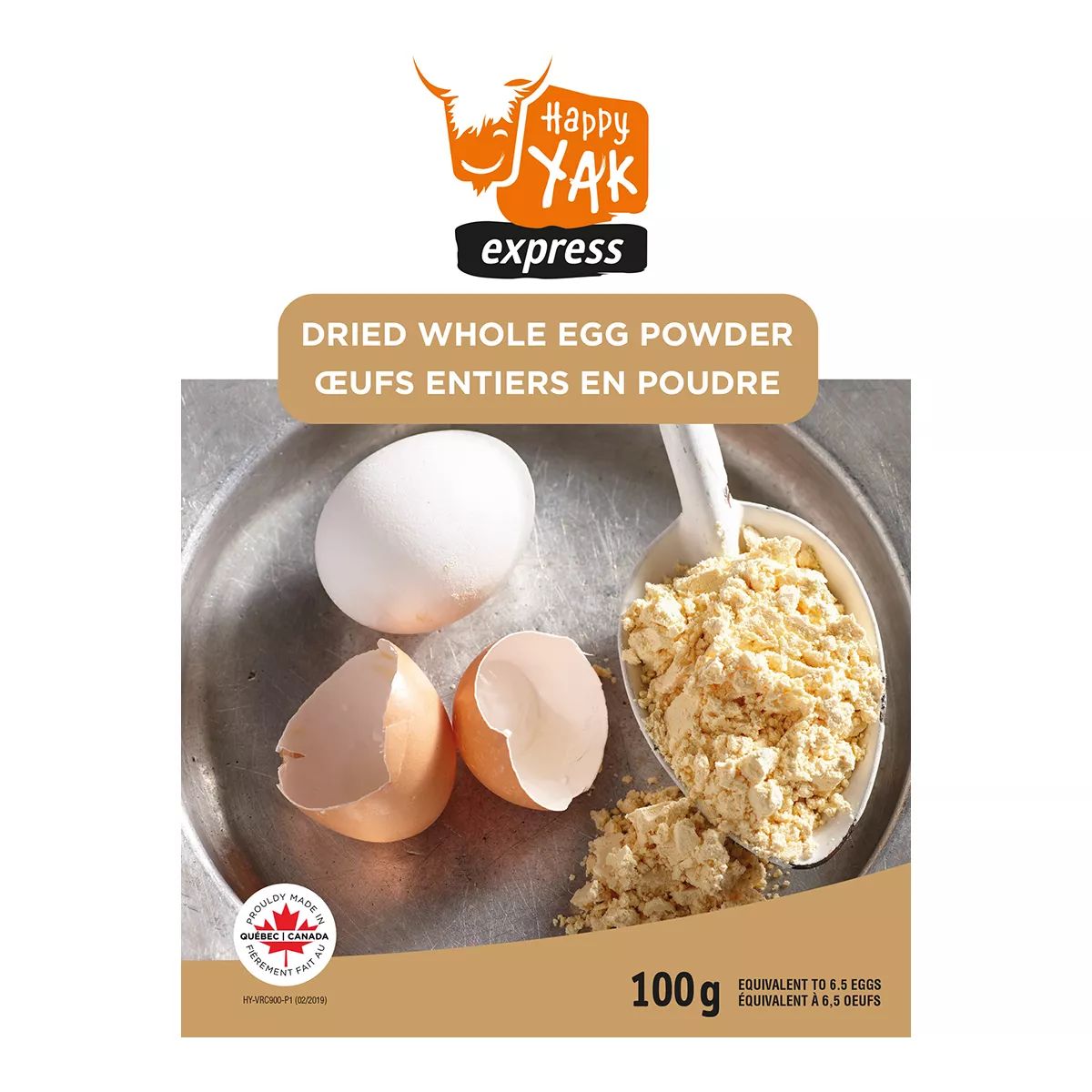 Happy Yak Dried Whole Egg Powder | SportChek