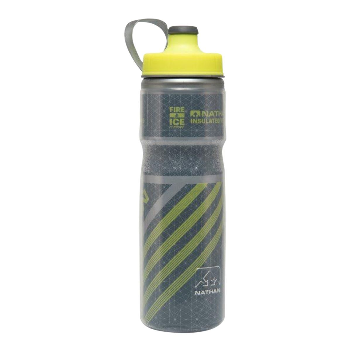 Nathan Fire & Ice 22 oz Squeeze Bottle, Sport Cap, Plastic, Leak Proof ...