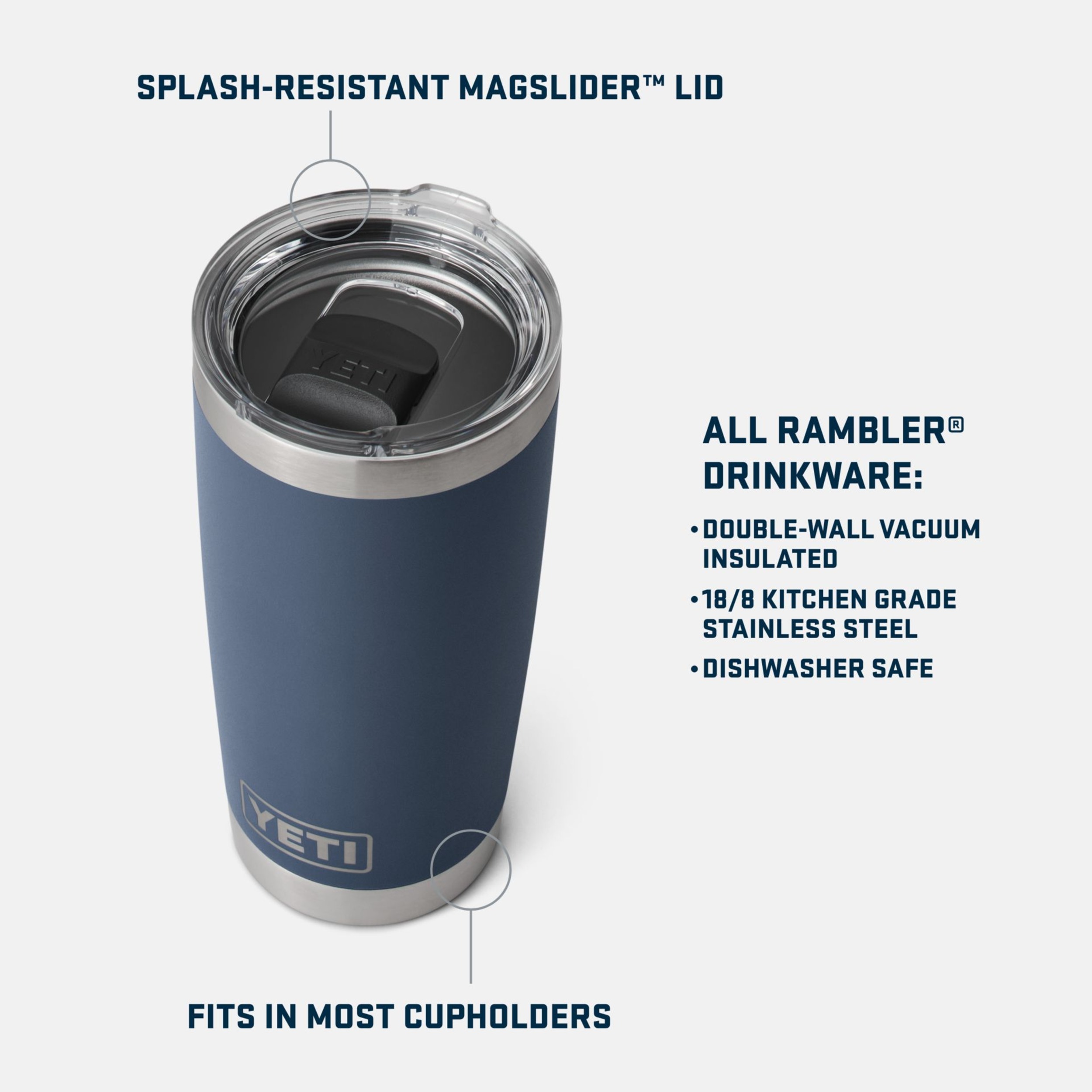 YETI Rambler Edmonton Oilers 20 oz Tumbler | SportChek
