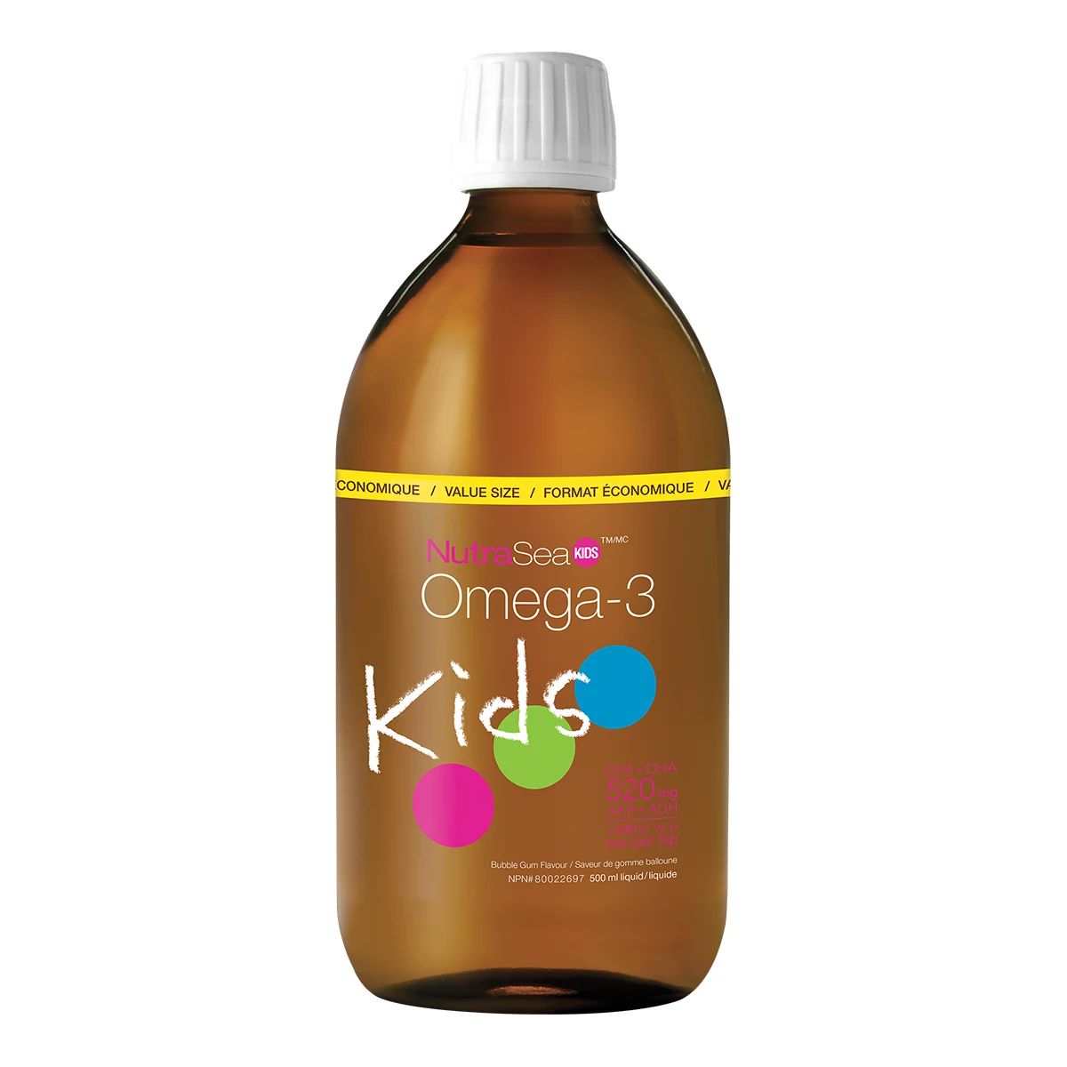 Nature's Way NutraSea Omega-3 Kids Bubblegum 500 ml | SportChek