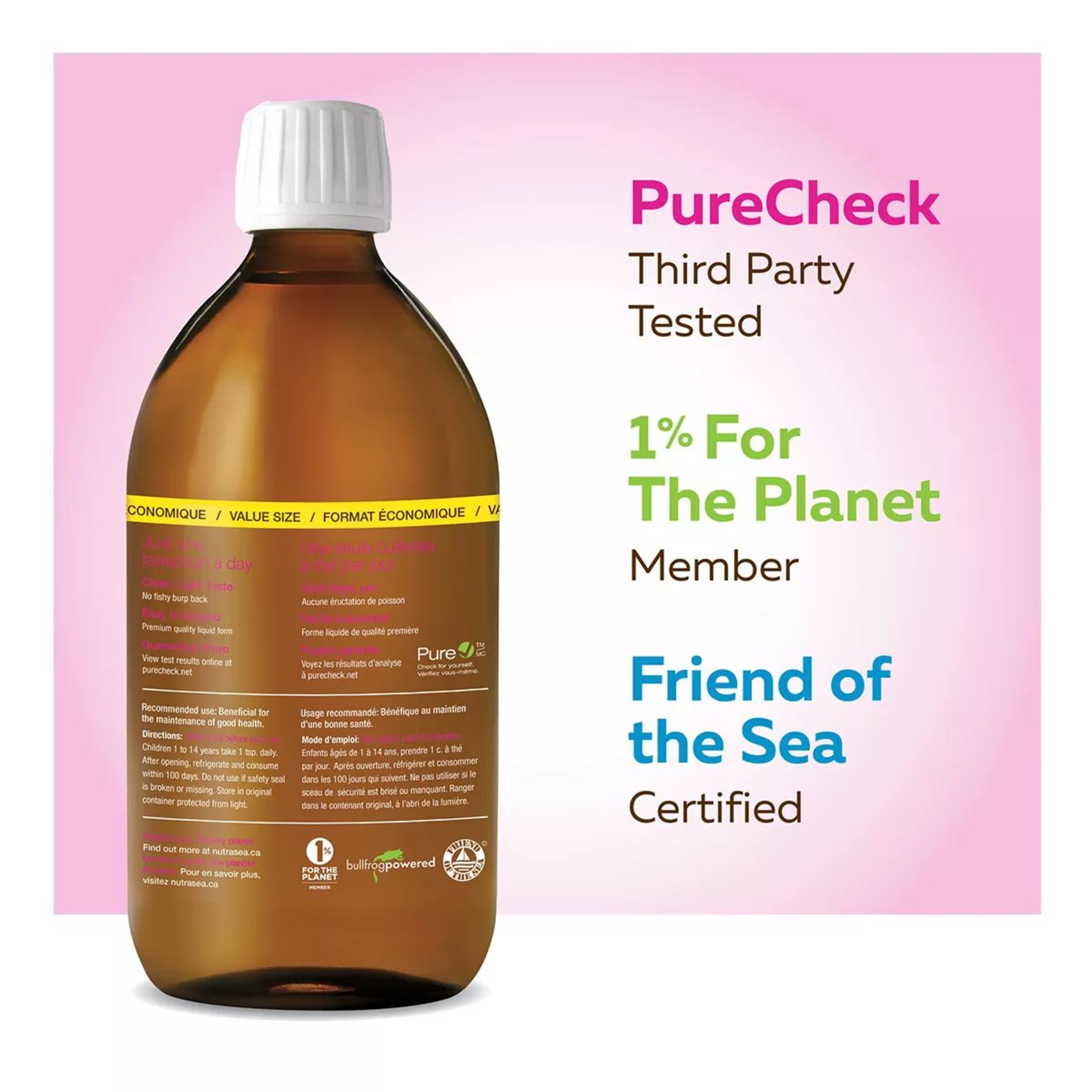 Nature's Way NutraSea Omega-3 Kids Bubblegum 500 ml | SportChek