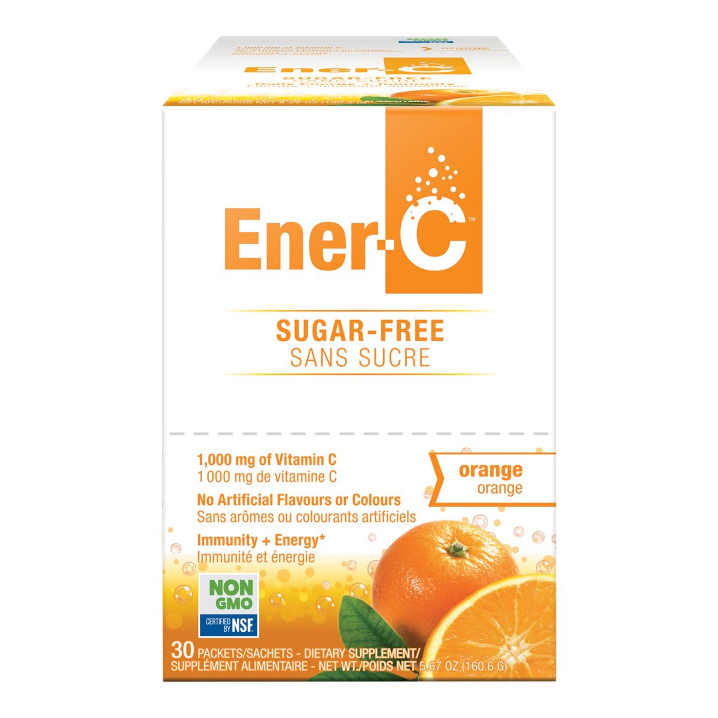 Ener-C Vitamin C Orange Multivitamin Drink Mix SF 30 Pack 1000 mg ...