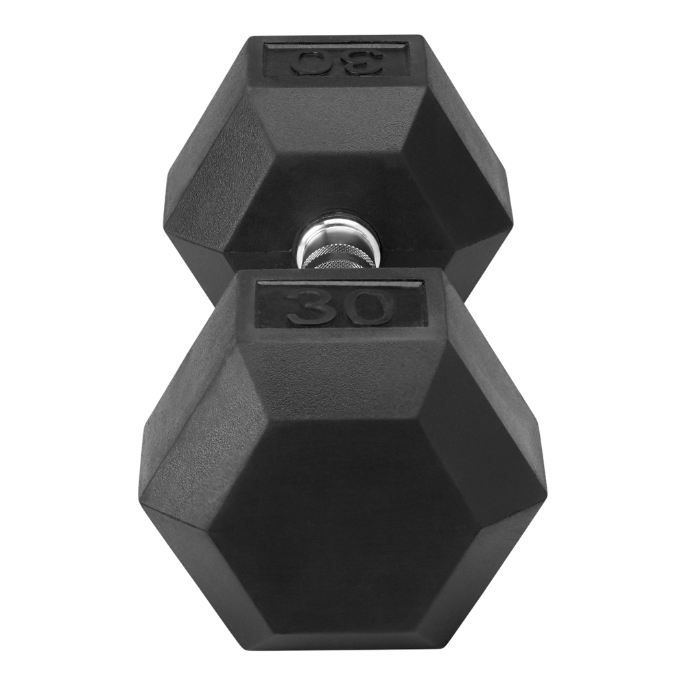 Gaiam 30 lb Rubber Hex Dumbbell, Weight, Home Gym | Sportchek