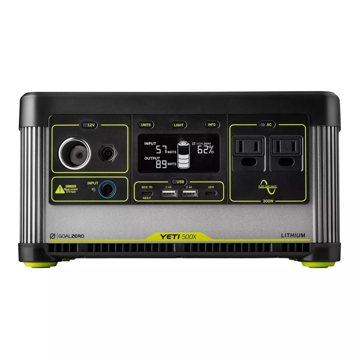 Goal Zero Lithium Yeti 500X Portable Power Station | Atmosphere