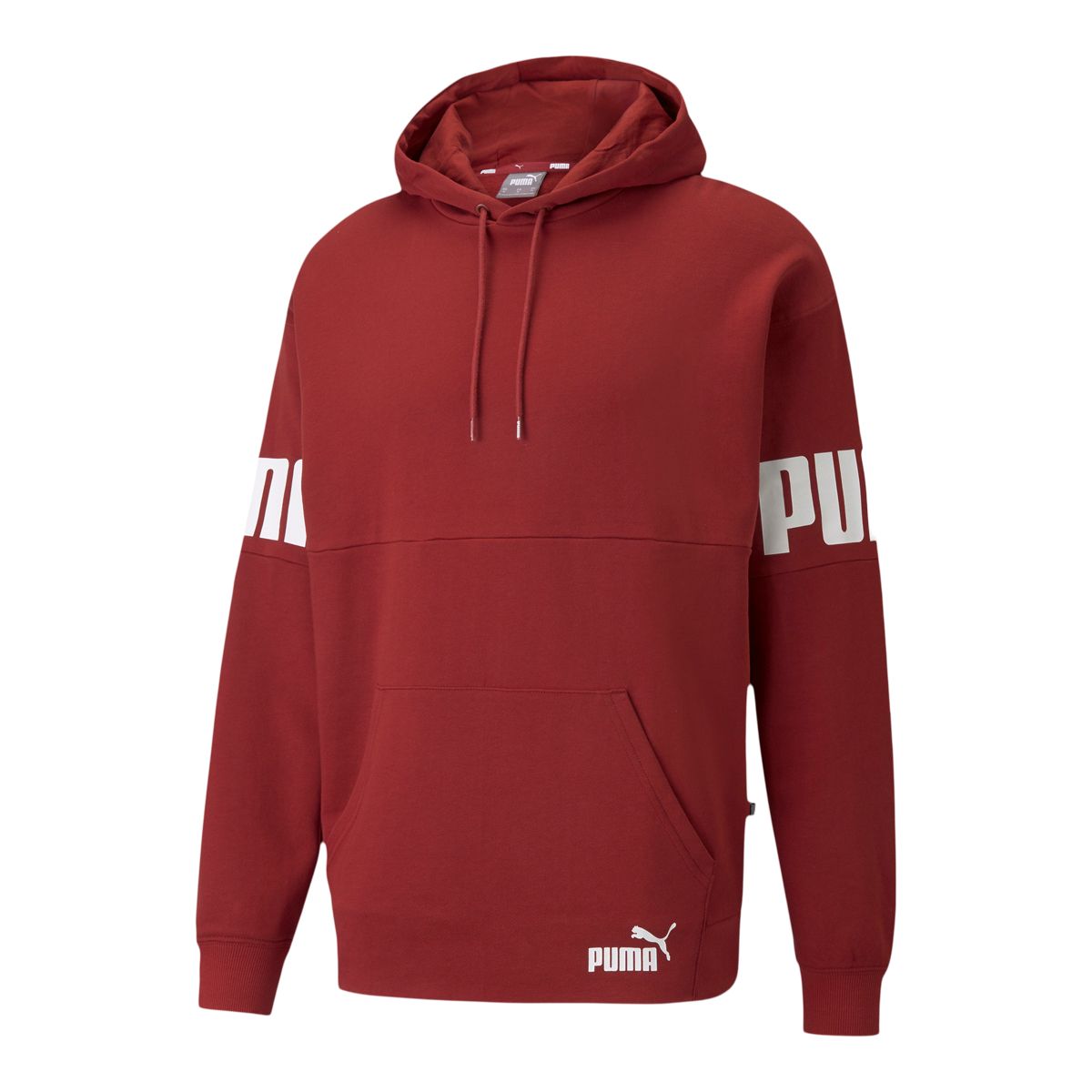 PUMA Men's Power Colorblock Hoodie, Pullover, Drawstring | SportChek