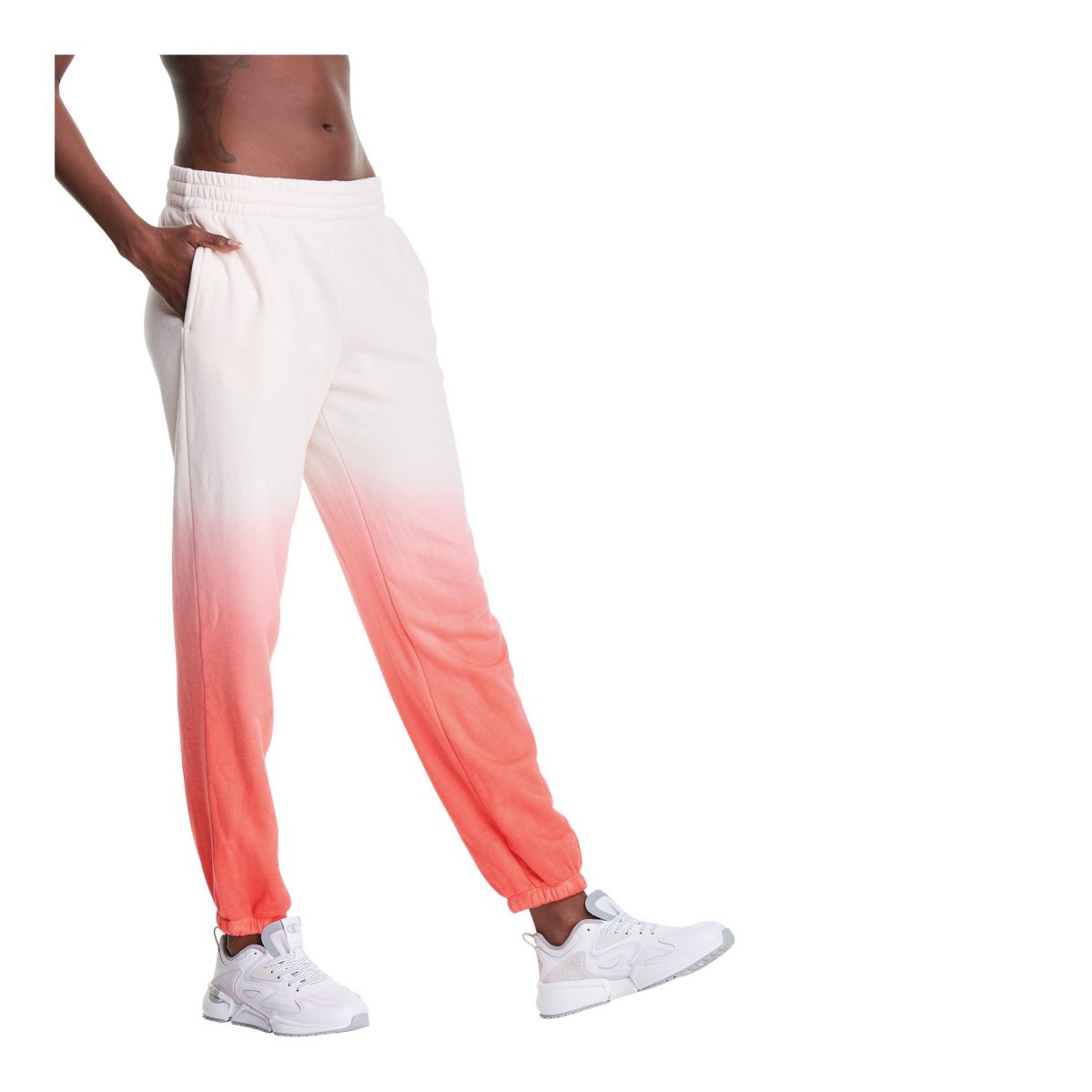 Champion Women's Powerblend Dipdye Boyfriend Pants, Casual, Loose Fit ...