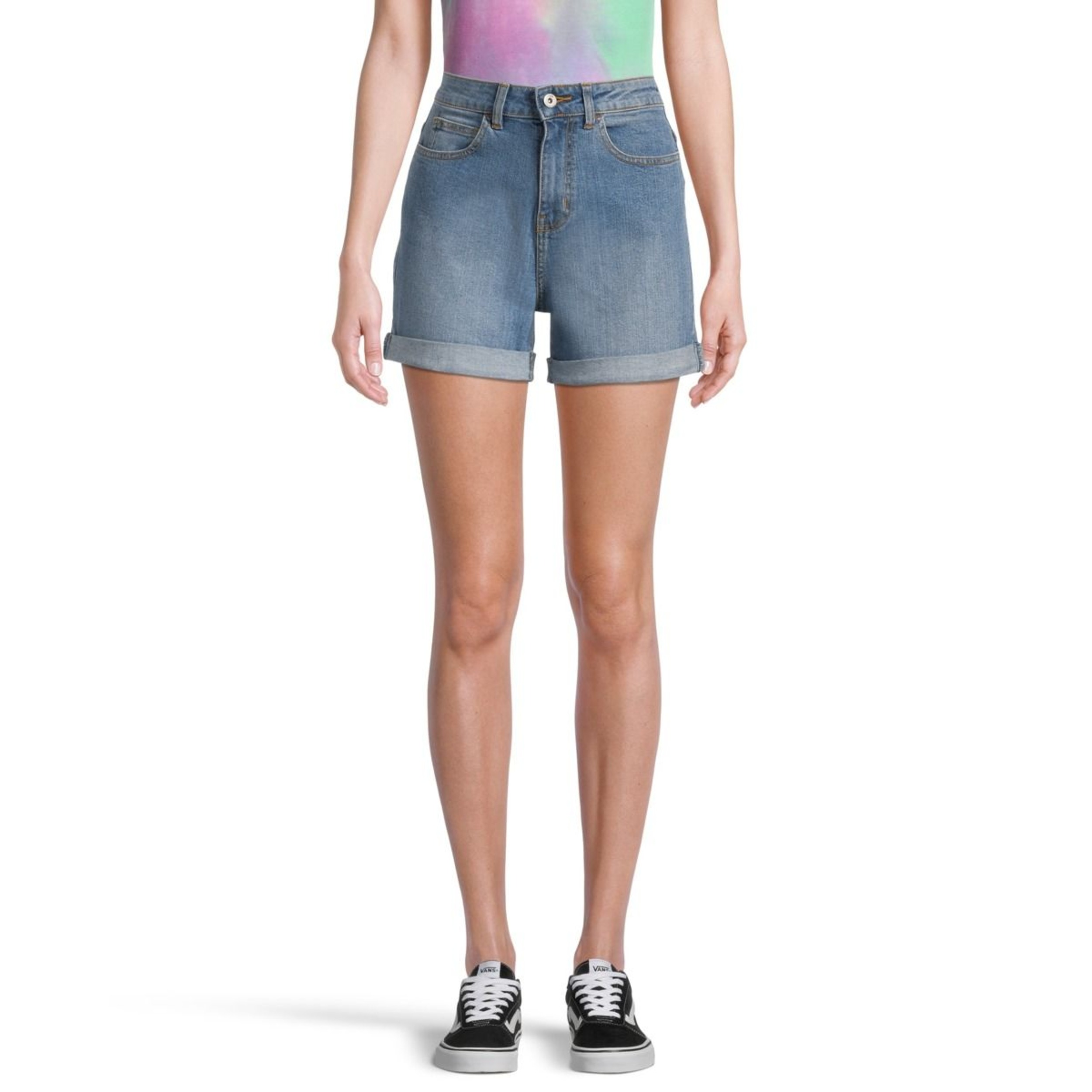 Vans Women's High Rise Roll Cuff Shorts | SportChek