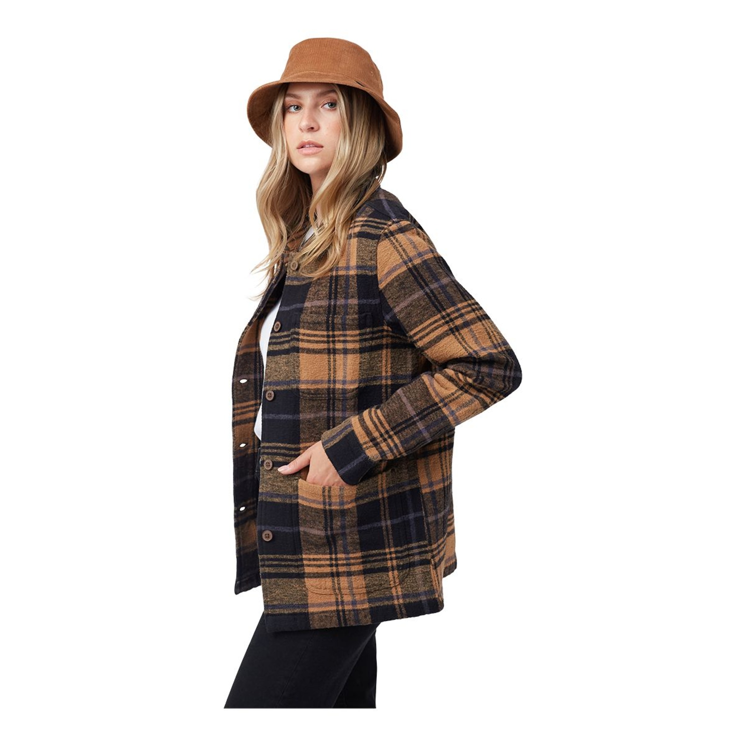 tentree Women's Flannel Utility Jacket | Atmosphere