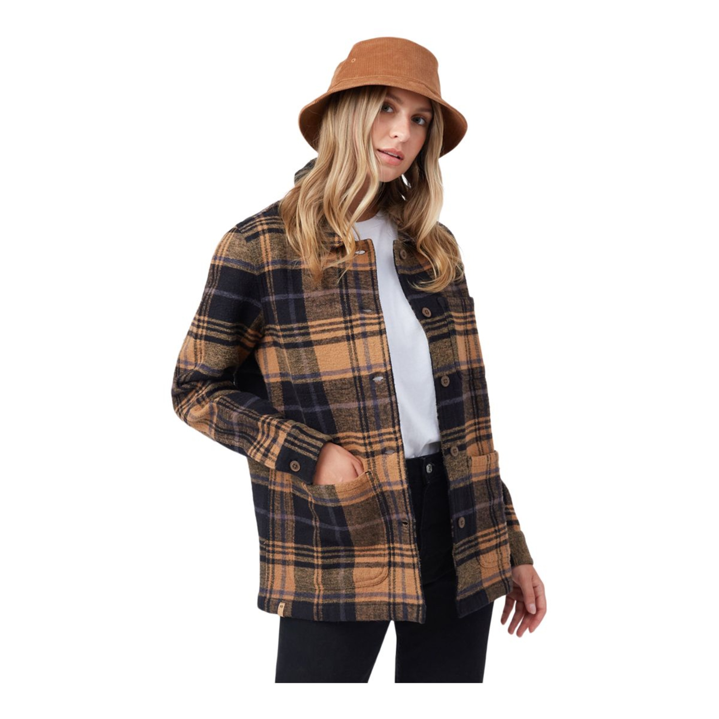 tentree Women's Flannel Utility Jacket | Atmosphere