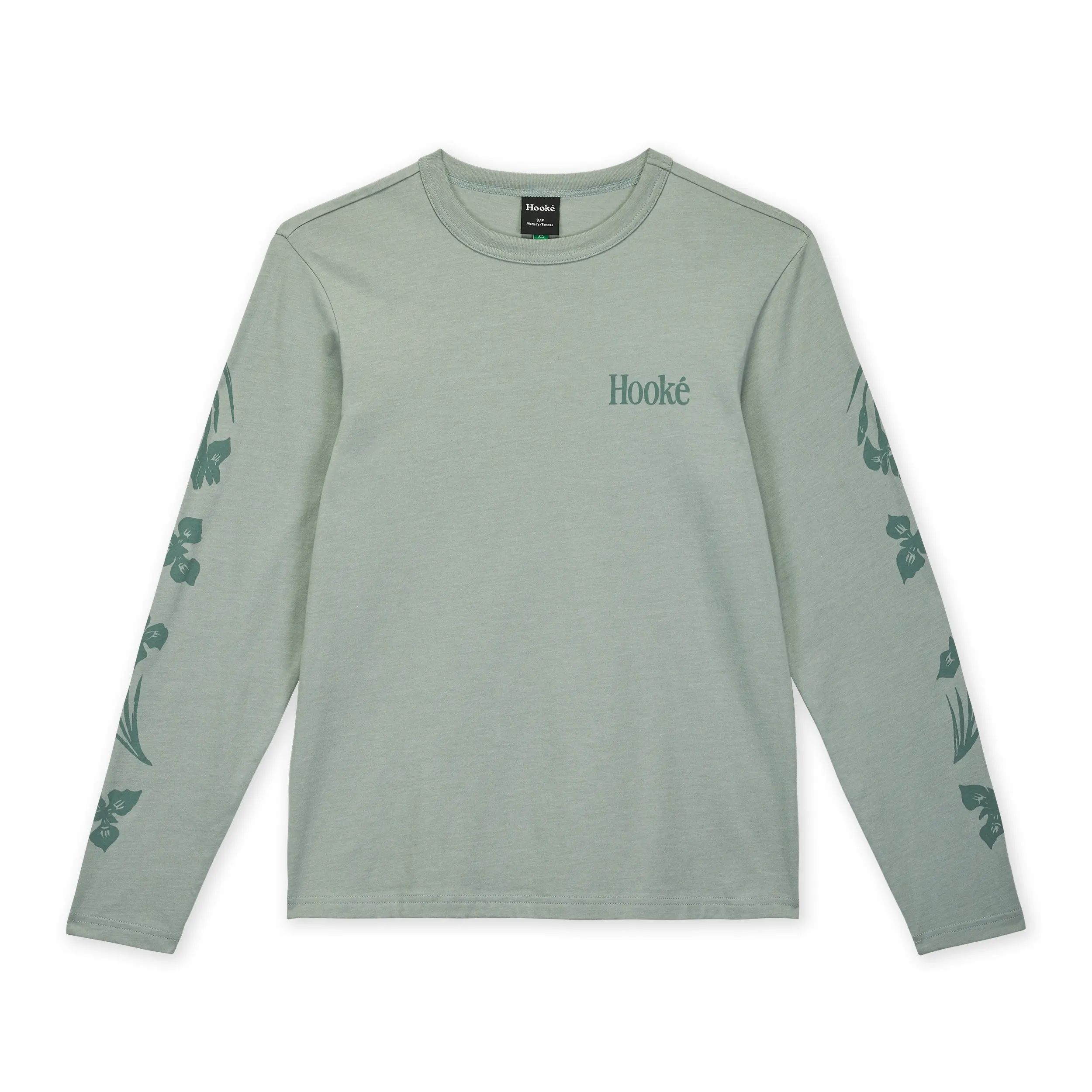 Hooke Women's Wild Flowers LS Tee - Heather Slate | SportChek