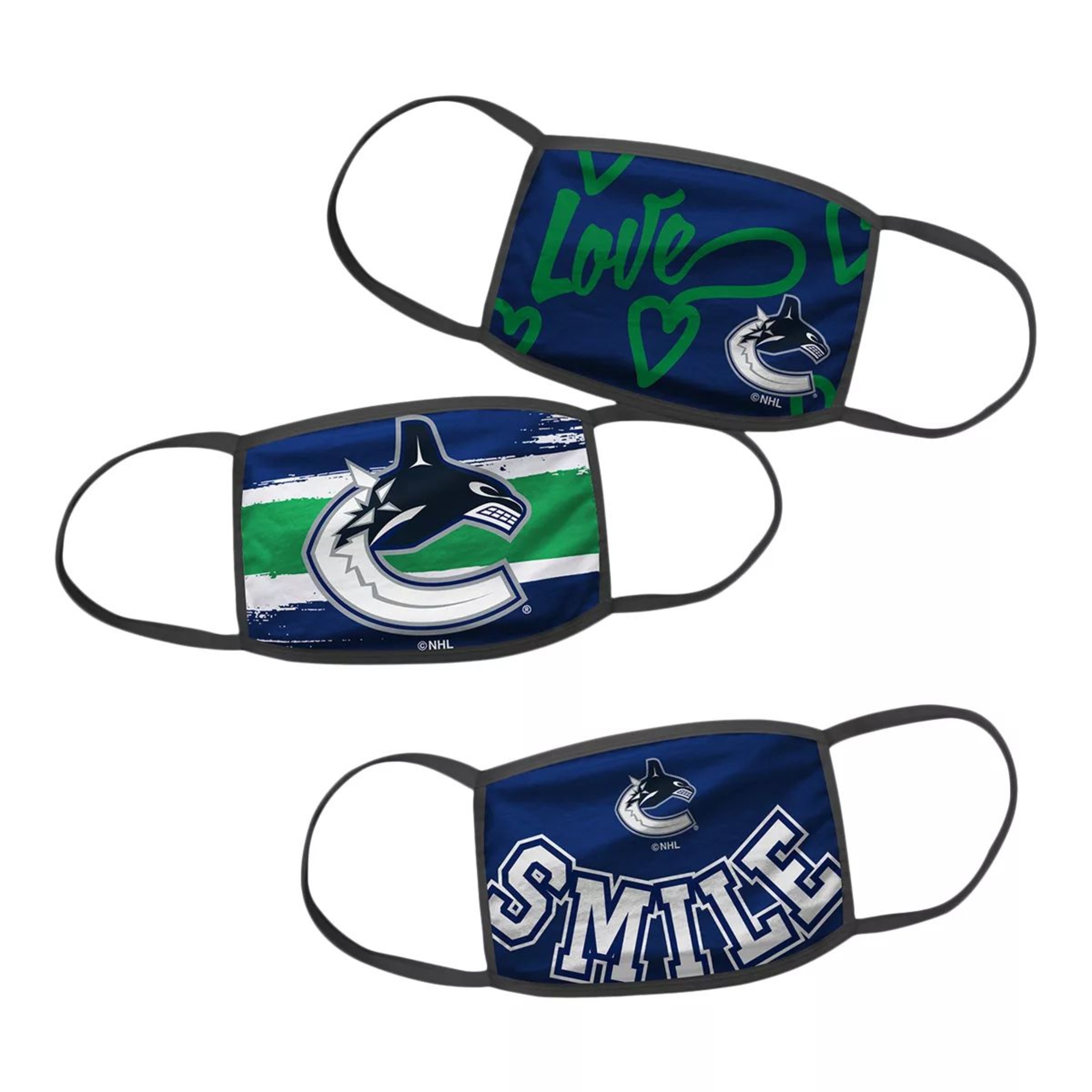 Girls' Vancouver Canucks Face Mask – Non-Medical 3 Pack | SportChek