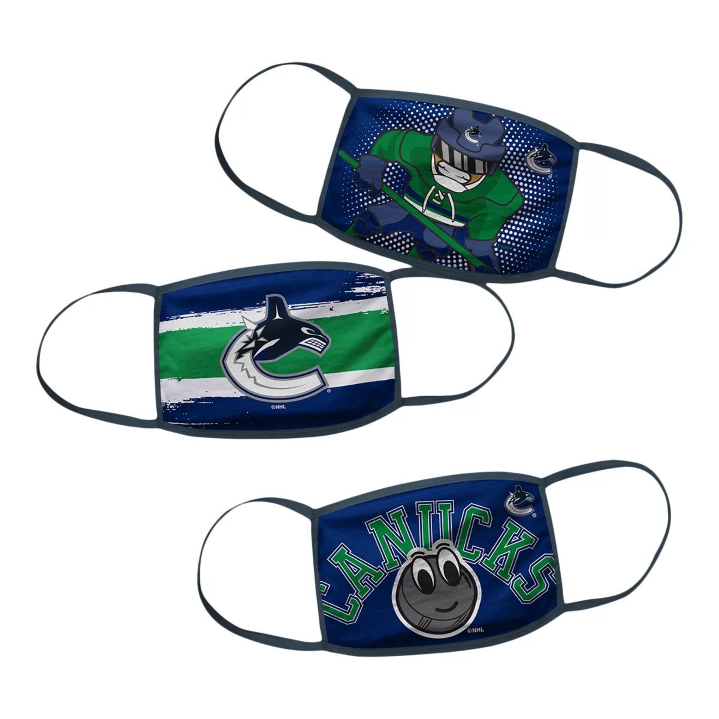 Child Vancouver Canucks Face Mask – Non-Medical 3 Pack | SportChek