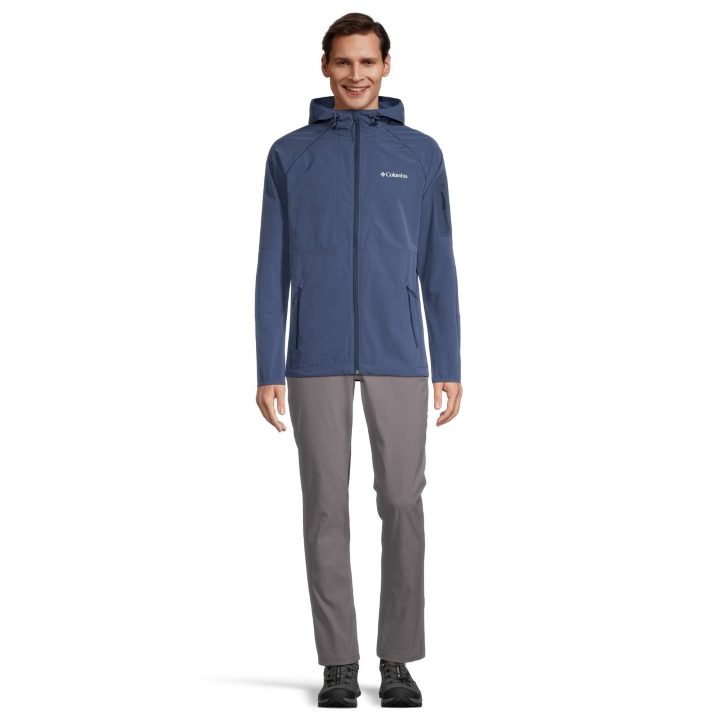 Columbia Men's Tall Heights Water Resistant Hooded Softshell Jacket ...