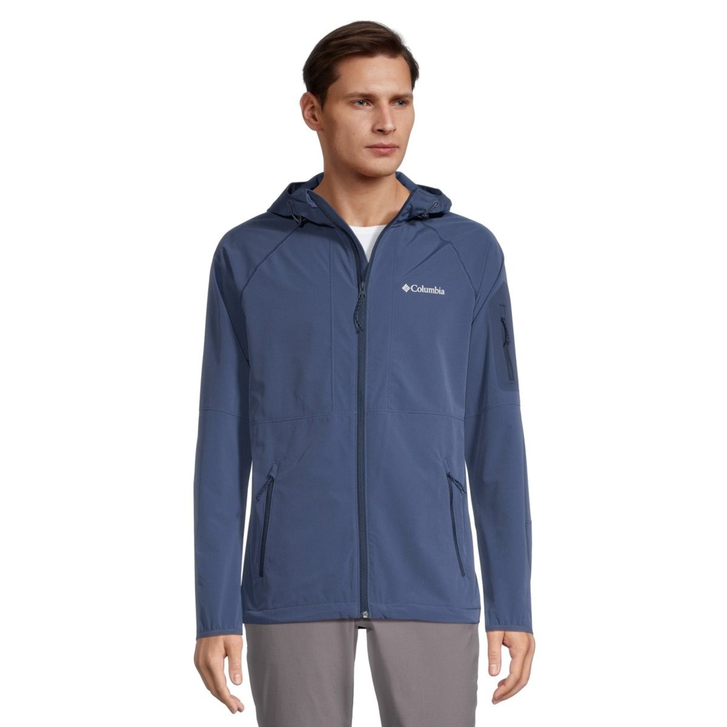 Columbia Men's Tall Heights Water Resistant Hooded Softshell Jacket ...