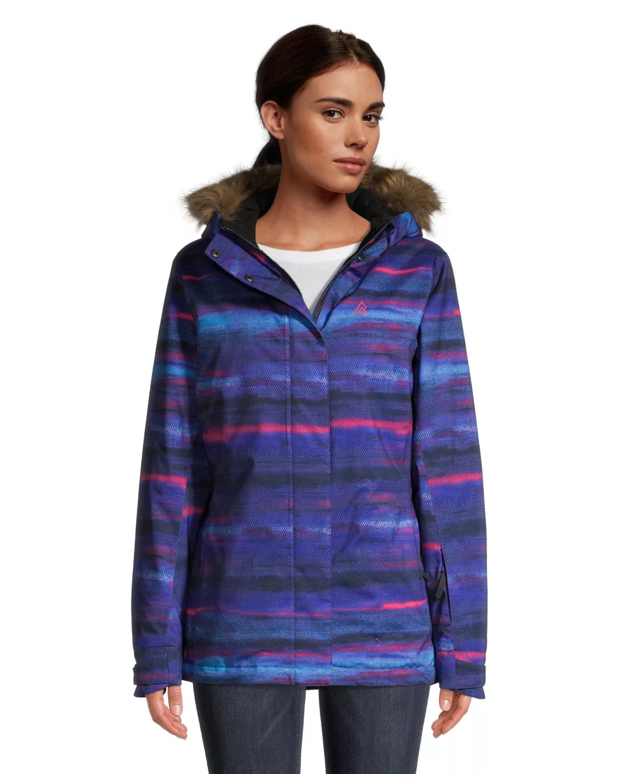 Ripzone Women's Pika Winter Ski Jacket, Insulated, Hooded, Waterproof ...