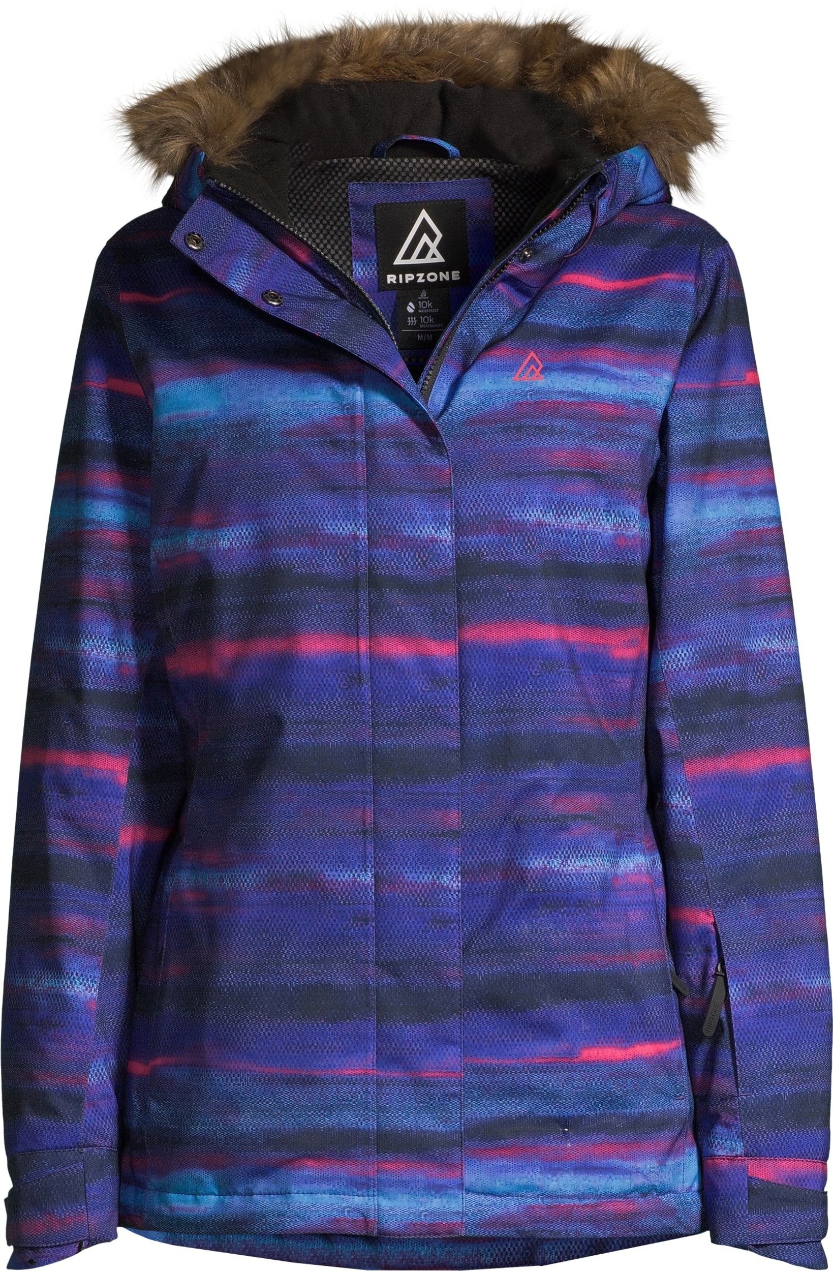 Ripzone Women's Pika Winter Ski Jacket, Insulated, Hooded, Waterproof ...
