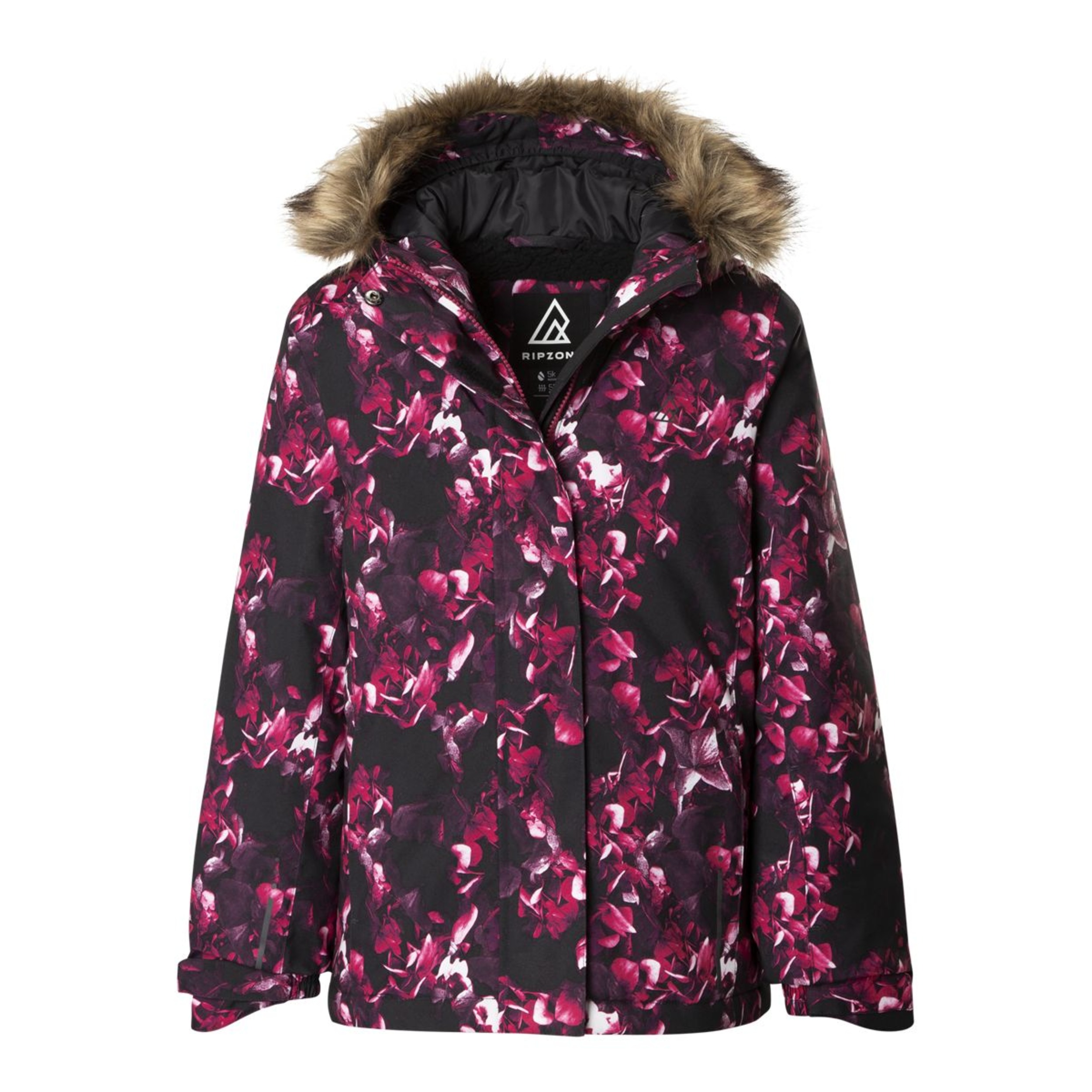 Ripzone Girls' Pecan Winter Jacket, Kids', Ski, Insulated, Hooded ...