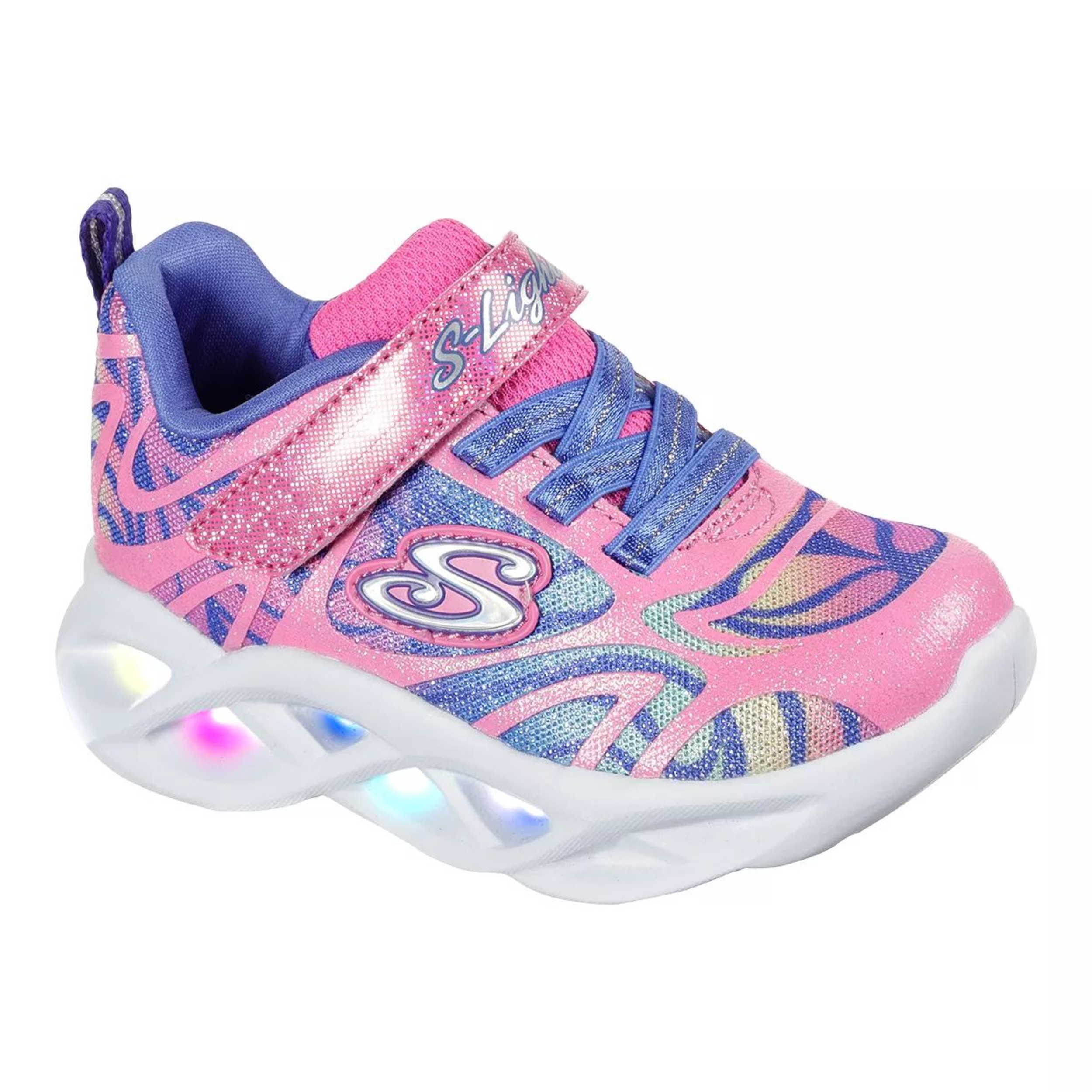 Skechers Kids' Toddler Twisty Brights Dazzle Shoes, Slip On, Walking ...